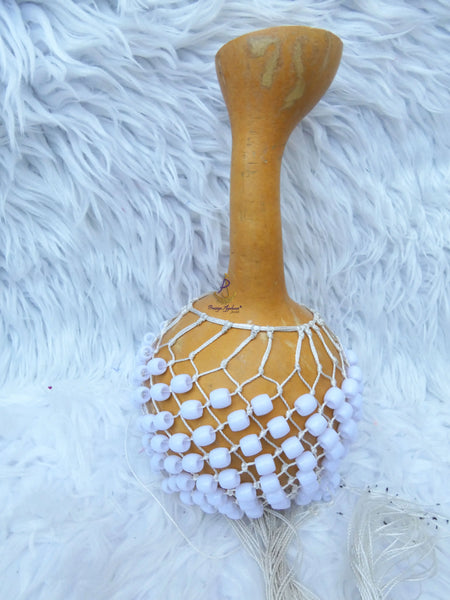 Nigeria Shekere A Traditional African Percussion Instrument ...