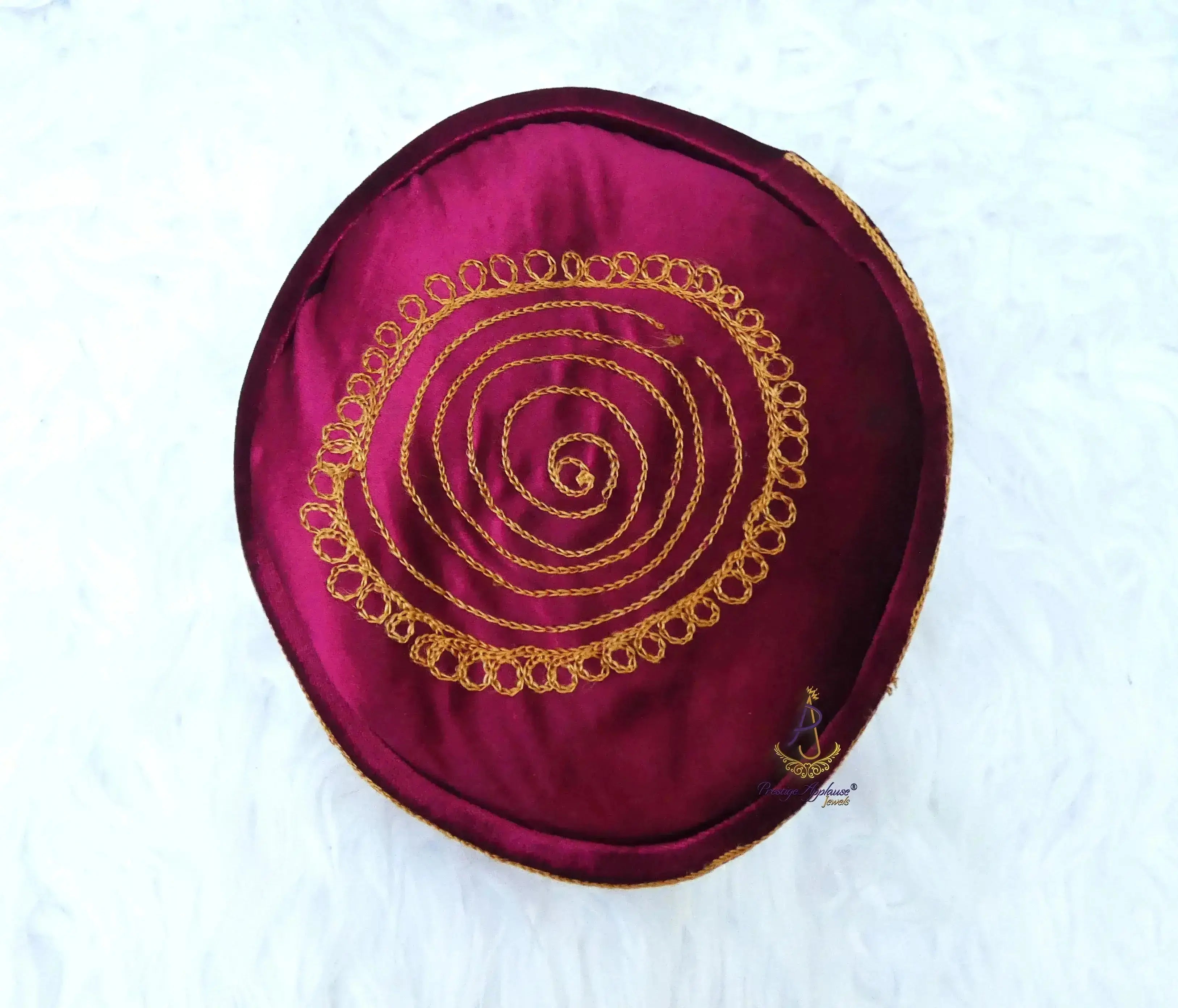 PrestigeApplause Igbo Chieftaincy Cap Black Red Hat Beaded Ozo Cap ...
