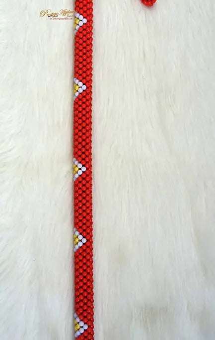 King Oba Kabiyesi Men Groom Bridal Coral Beaded Authority Staff ...