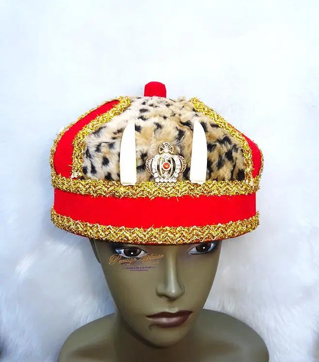 Chieftancy Embellished Men Igbo Edo Hat Groom Wedding Yoruba ...